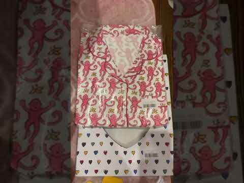 I got roller rabbit pajamas for my birthday. This is how it looks!