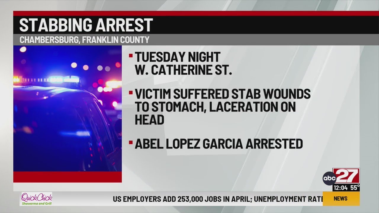 Franklin County man charged with attempted homicide after stabbing