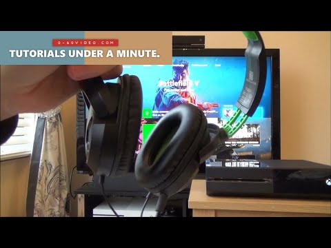 How to Connect a HEADSET to your Xbox One