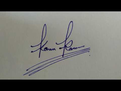 Kamran Name Signature Part-2
