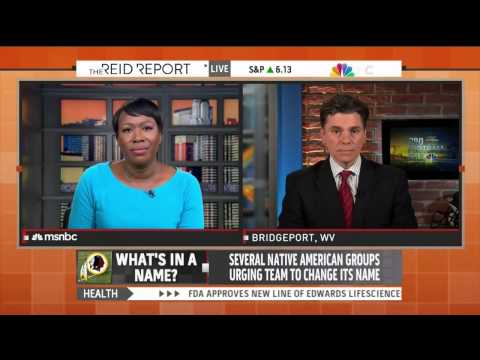 Joy Reid gives trigger warning for the word 'Redskins'