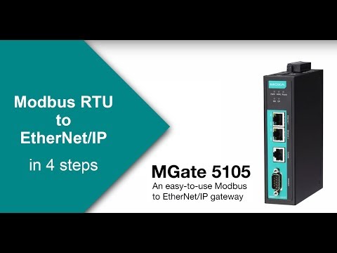 Moxa - MGate 5105-MB-EIP - 1-Port MQTT supPorted Modbus-to-EtherNet/IP ...