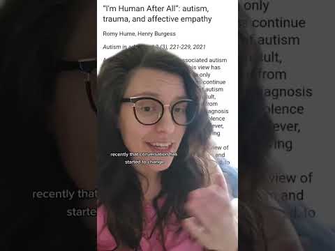 Autism and Empathy: Cognitive vs Affective Empathy #audhd #autism #neurodivergent #empathy