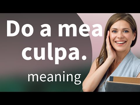 Understanding "Mea Culpa": A Guide to English Phrases