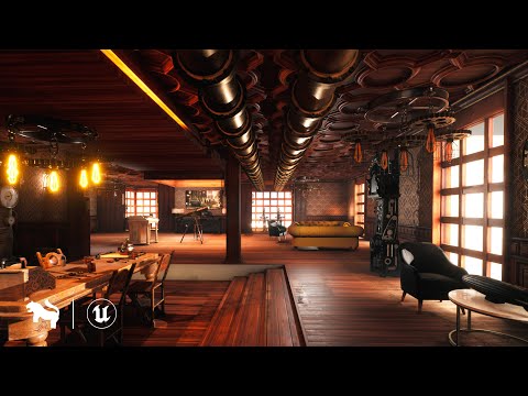 Steampunk Interior | Available for Unity & Unreal Engine | Game-Ready Assets