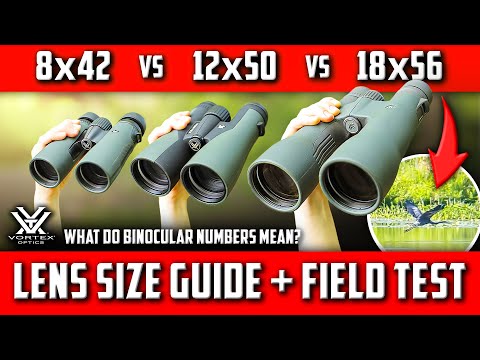 How To Choose Binoculars: What Size is Best for Your Activities? Vortex 8x42 vs 12x50 vs 18x56 TEST