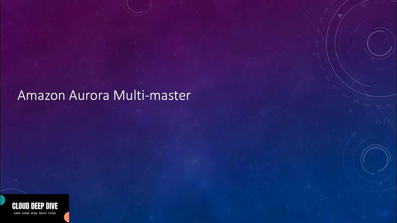 Amazon Aurora Multi-master | Amazon Aurora | Amazon Aurora Single-master