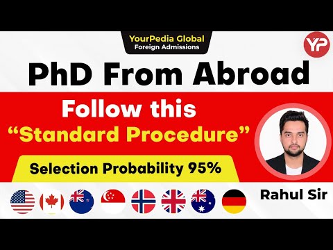 Standard procedure to get admission PhD Abroad | How to apply for PhD from abroad | YourPedia Global