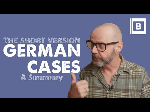 The GERMAN CASES. The SHORTER Version.
