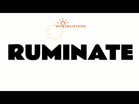 RUMINATE Meaning with Examples in Sentences | GRE GMAT LSAT SAT