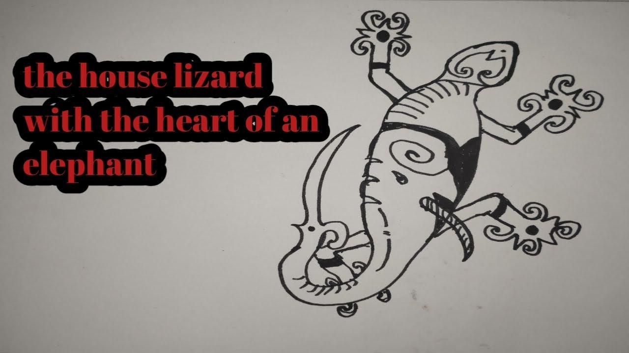 how to draw a house lizard vector
