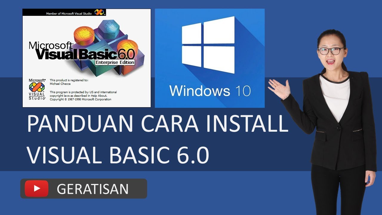 Cara Install Visual Basic 6.0 di Windows 10