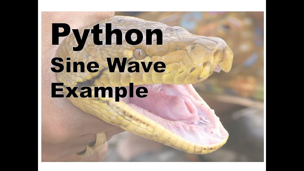 520-Python Sine Wave Graphic Example