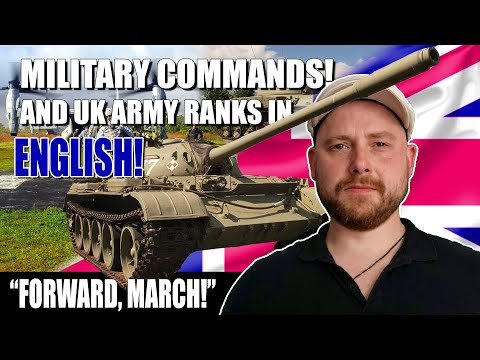 English military vocabulary and commands! Army ranks EXPLAINED!