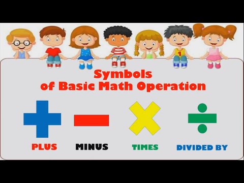 SYMBOL & BASIC MATH OPERATION- BAHASA INGGRIS SD - Penjumlahan, Pengurangan, Contoh dan Latihan Soal