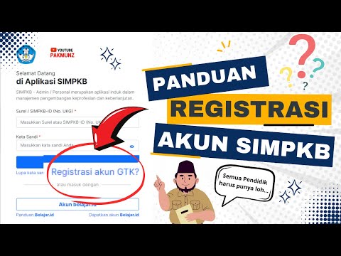 Semua Guru Harus Punya ⁉️ Cara Registrasi Akun SIMPKB