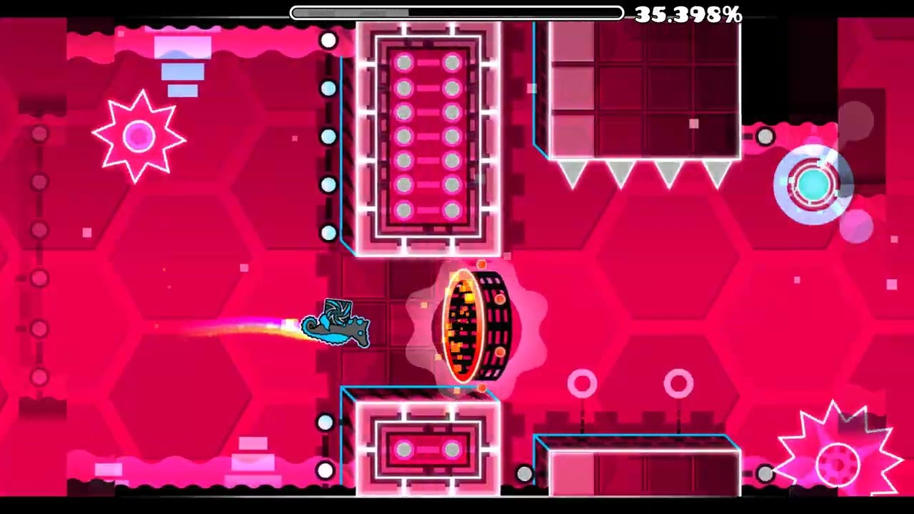 [4K 60fps] Blast Processing by RobTop (3 Coins)