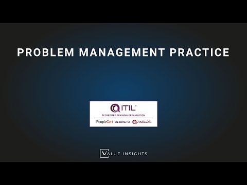 ITIL® 4 Foundation Exam Preparation Training | Problem Management Practice (eLearning)