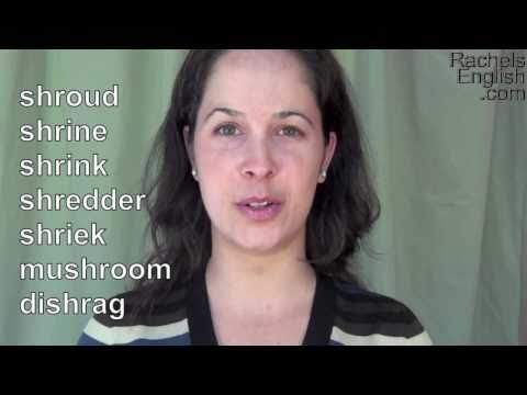 How to Pronounce the SHR Consonant Cluster: American English