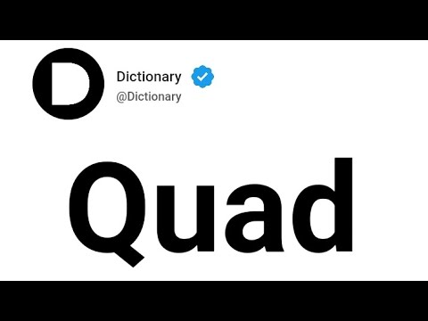 Quad Meaning In English