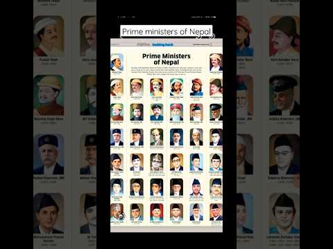 prime ministers of Nepal||first prime ministers of nepali politics #ytshorts #primeministers #viralv