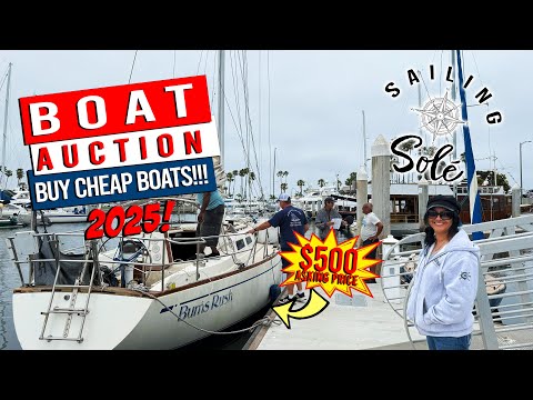 🛑 2025 BOAT AUCTION! BUY CHEAP SAILBOATS & POWER BOATS!