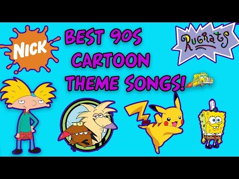 TOP 10 90'S CARTOON THEME SONGS!