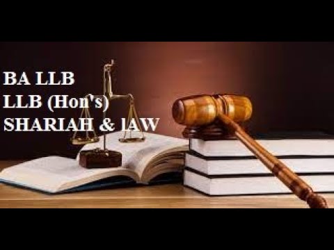 Difference Among BA LLB, LLB(Hon's) and Shariah and Law