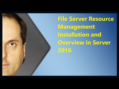 File Server Resource Manager Installation and Overview in Server 2016