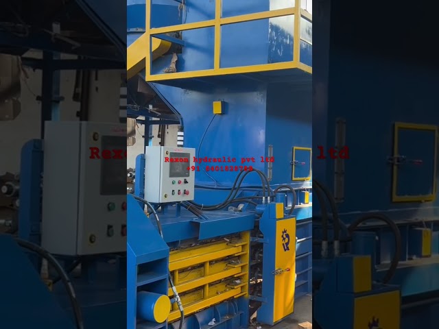 Hydraulic Press - cardboard Horizaontal paper Bailing Machine ...