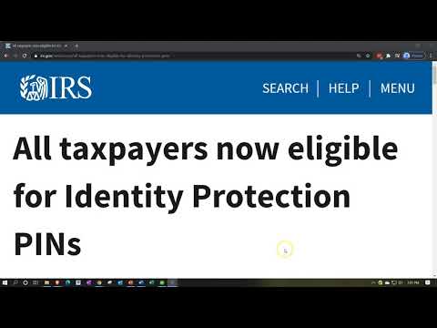 IRS News - All taxpayers now eligible for Identity Protection PINs