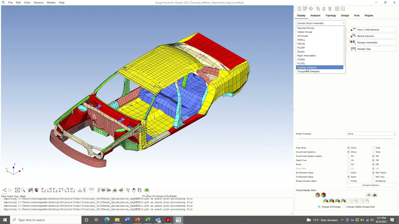 OmniQuest Genesis: Torsional Stiffness Optimization