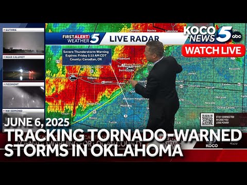 WATCH LIVE: Tracking severe storms across Oklahoma