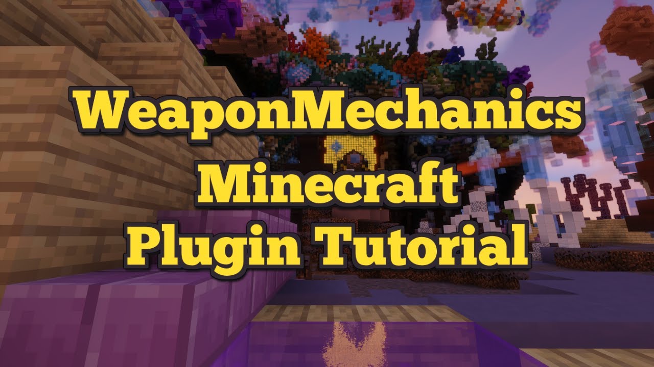 WeaponMechanics | Minecraft Plugin Tutorial | Guns, Airstrikes, Flashbangs, and More!