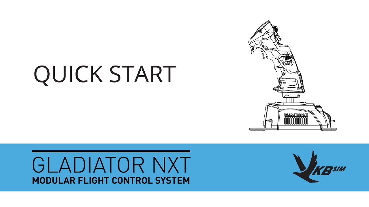VKB Sim Gladiator NXT / Quick Start