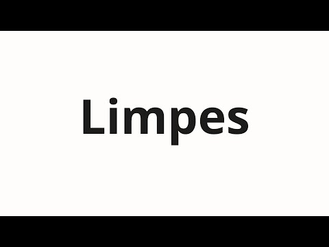 How to pronounce Limpes