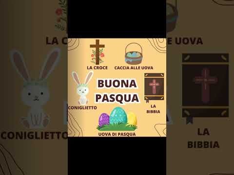 Happy Easter! Easter vocabulary in #english #chinese #spanish and #italian #shorts #easter #study