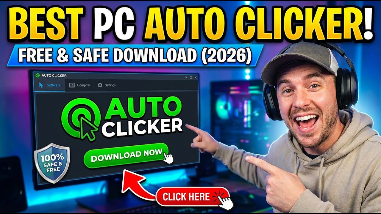 Best Auto Clicker for PC | Free & Safe Auto Clicker Download (2026)