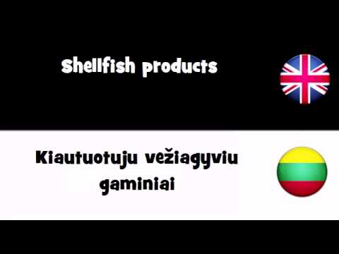 TRANSLATE IN 20 LANGUAGES = Shellfish products