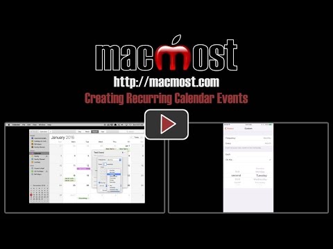 Creating Recurring Calendar Events (#1158)