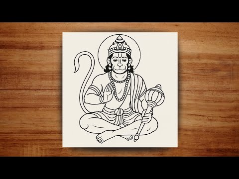 How To Draw | Hanuman Drawing | Hanuman Ji Drawing | Easy Drawing For Beginners | Easy Drawing Ideas