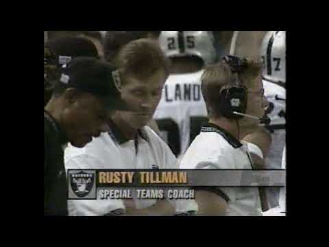 Darryl Williams Hammers a Punter Trying a Fake 1996 vs Oakland