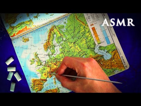 Tracciamento della mappa ASMR + masticazione di gomma | Percorsi europei 1968