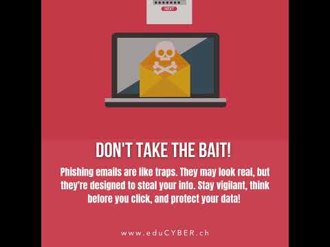 Beware of Phishing Emails! Don't take the bait!