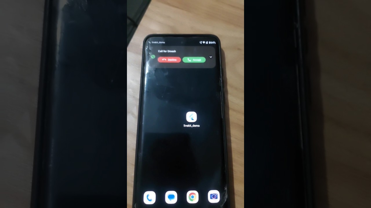 Flutter Incoming calls using Livekit #flutter #livekit #call #audiocall