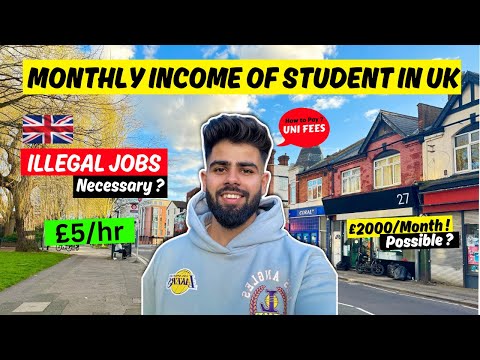 How Much will YOU Earn in UK as a Studentπ¬π§ | Monthly Income of an International Student in UK 2024