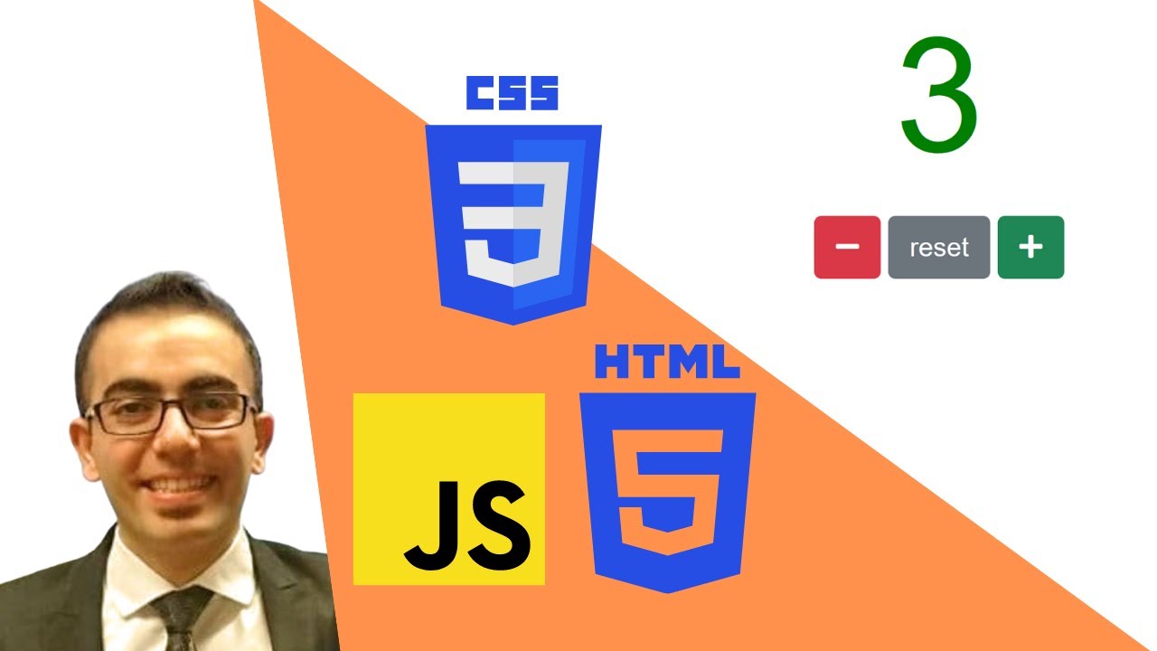 JavaScript Project - Counter project using HTML, CSS and JS