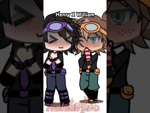 Fnaf ships that people ship for some god awful reason #2 | AshxPyro #fnaf #gacha #ships