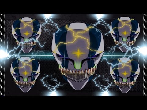 SKINS RAINMETER MONSTER BIG EFEETCS LUCES THE COLORS AND MUSIC DUBSTEP 2017
