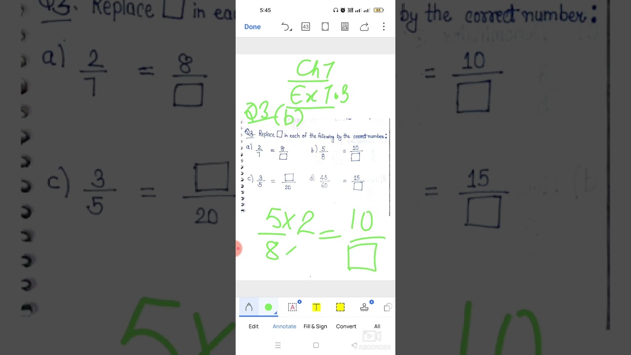 class 6 chapter 7 exercise 7.3 question number 3 part b answer #math